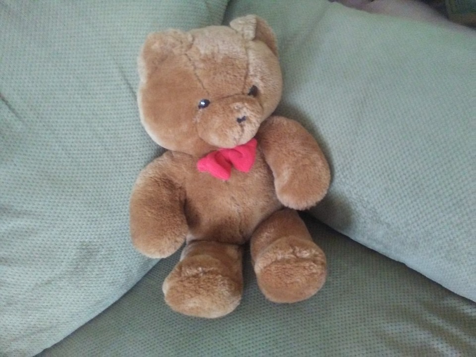 Vintage 1986 Dakin Honey Jo Bear Red Bowtie Tie | eBay