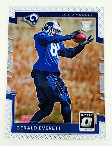 2017 Donruss Optic Holo #142 Gerald Everett Rookies Los Angeles Rams ...