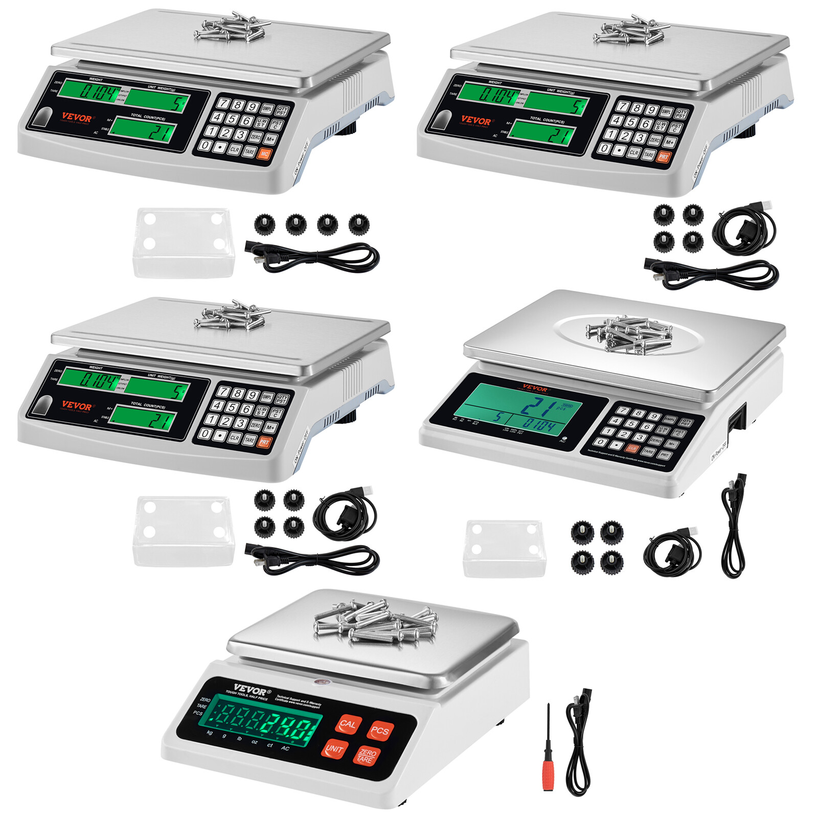 VEVOR Counting Scale 22/33/66 lbs Digital Weight Scales Food Fruit w ...