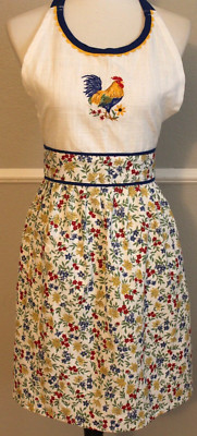 Women's Rooster Country Farm Bib Apron | eBay