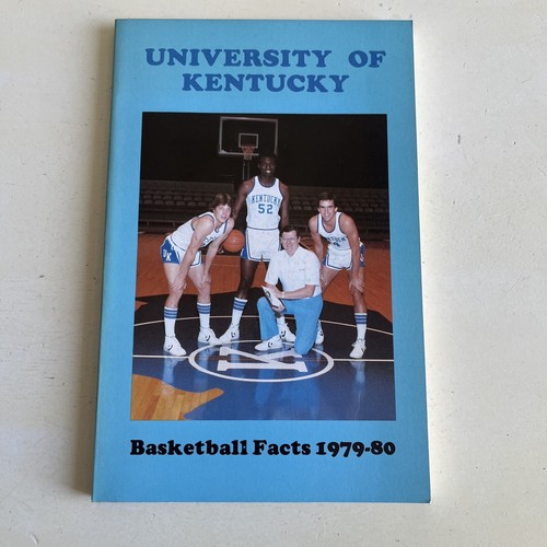 1979 1980 Kentucky Wildcats Basketball Facts Media Guide Kyle Macy Joe ...