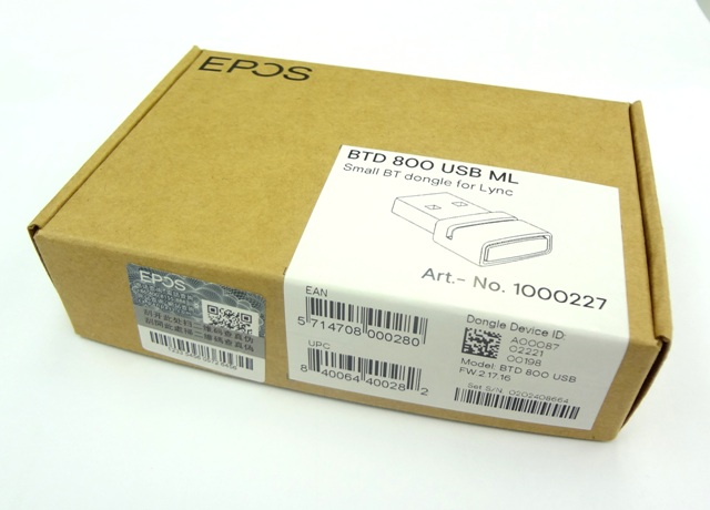 EPOS BTD 800 USB Network Adapter 504578 USB 2.0 Dongle 1000227 NEW IN ...