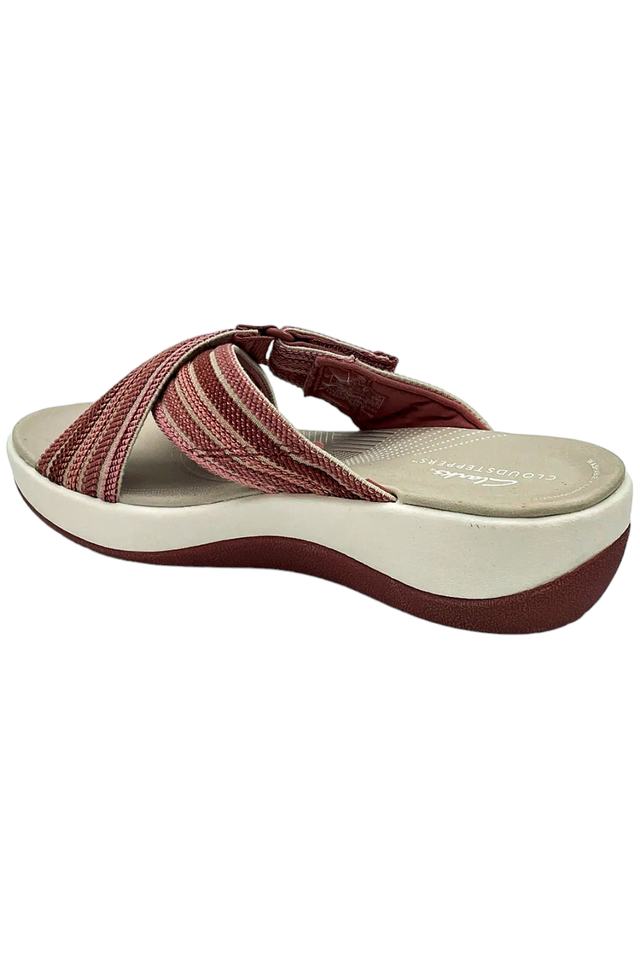 Clarks Women's Cloudsteppers Washable Slip-On Slides Dusty Rose | eBay