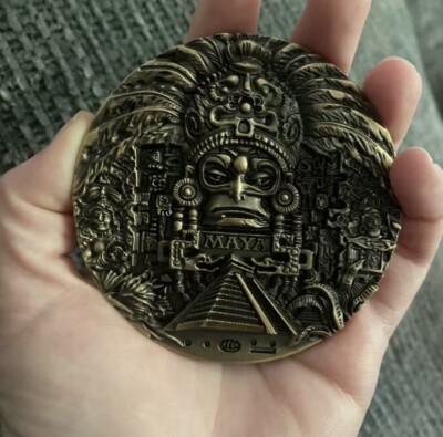 Aztec /Mayan Big Coin | eBay