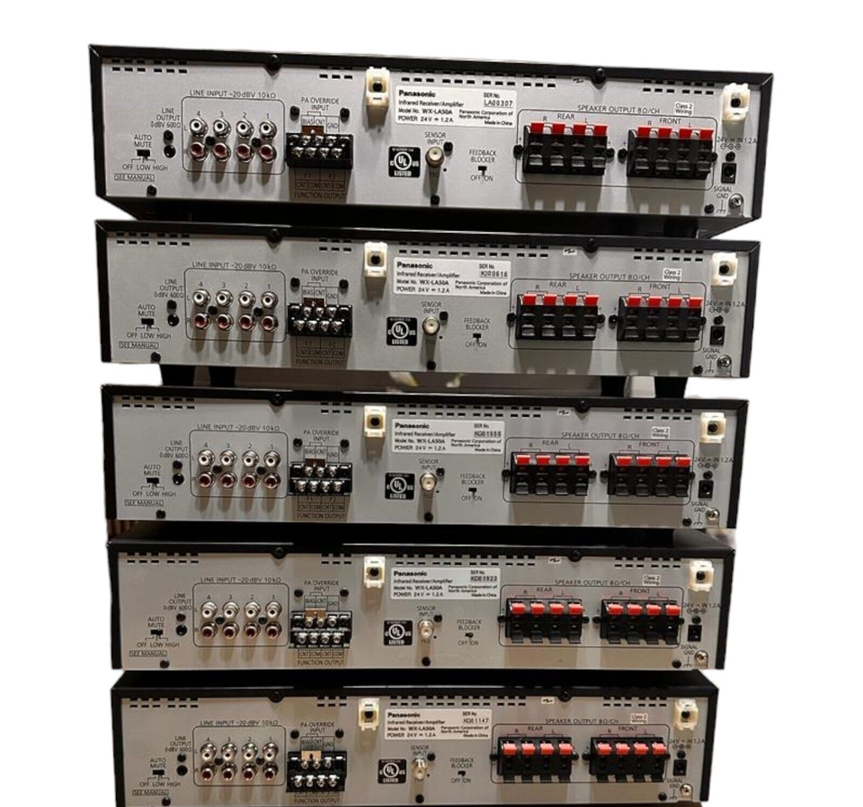 PANASONIC Infrared Receiver/Amplifier, Model No. WX-LA50A - Lot of 5 | eBay