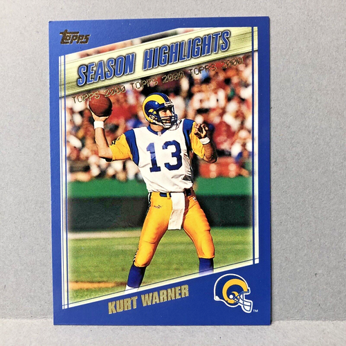 2000 Topps #321 Kurt Warner Season Highlights St. Louis Rams | eBay