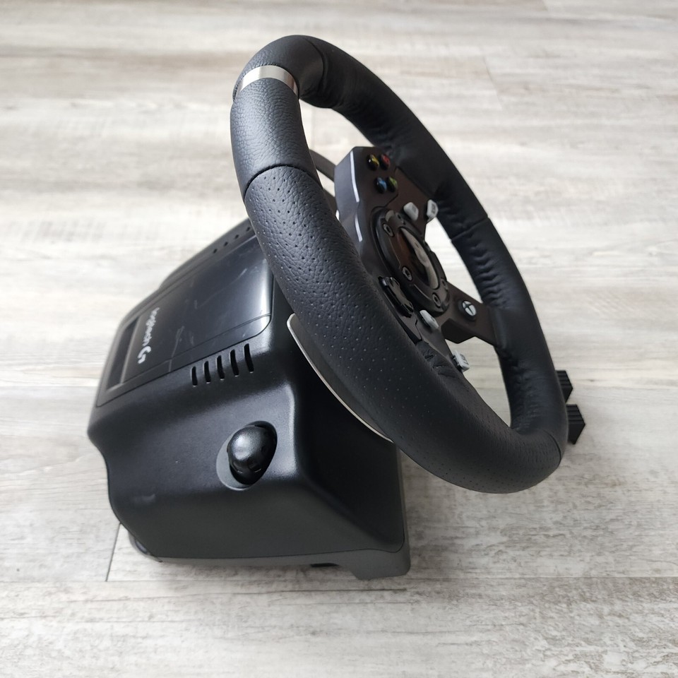 Logitech G920 Steering Wheel ONLY for Xbox One/PC (works w/G923 and G29 ...