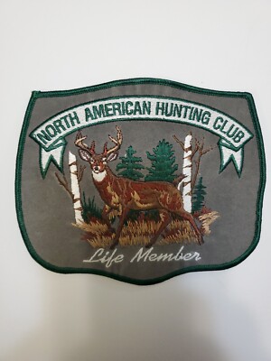Vintage Large size North American HUNTING CLUB Life Member GUN CLUB ...