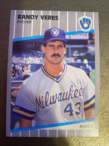 1989 Fleer Update #U-42 Randy Veres NM-MT Brewers | eBay