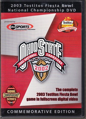 Ohio State Buckeyes 2002 2003 Tostitos Fiesta Bowl National ...