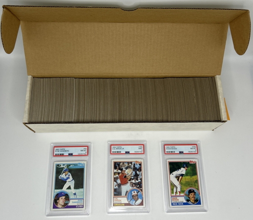1983 Topps Baseball Complete Set w/ Ripken PSA 9 Boggs PSA 8 Sandberg-k ...