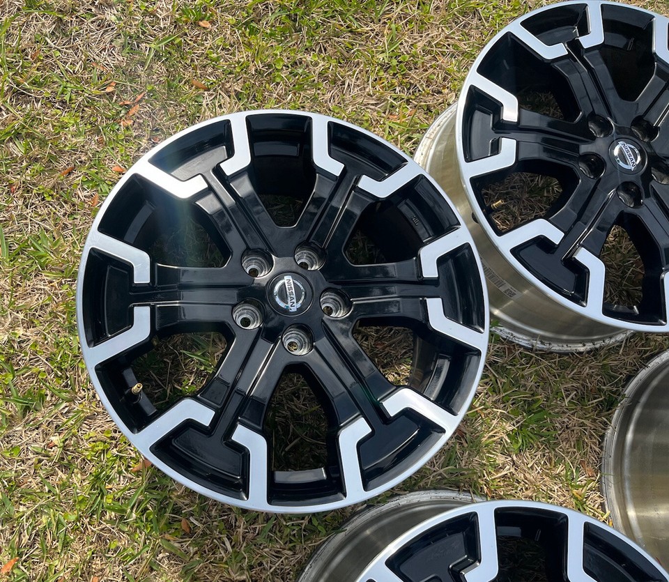 18" Nissan Pathfinder Gloss Black Wheels Rims Factory OEM Set 96469 | eBay