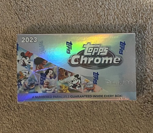 2023 Topps Chrome Disney 100 Anniversary Hobby Box In Hand US Shipper ...