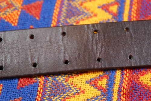 VINTAGE RRL Double RL Distressed Studded Leather Western Belt | eBay