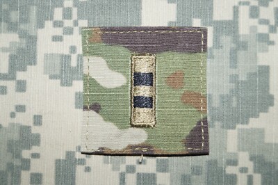 US Army Chief Warrant Officer 2 CW2 Rank OCP Pattern Hook Loop Military ...