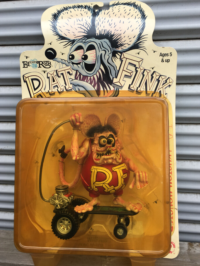 Rat Fink Pink Variant Airbrush Statue Figure – Ed Roth Hot Rod Mooneyes ...