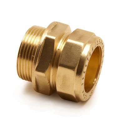 22mm Compression x 1/2" Inch BSP Male Iron Adaptor / Coupler | Brass ...