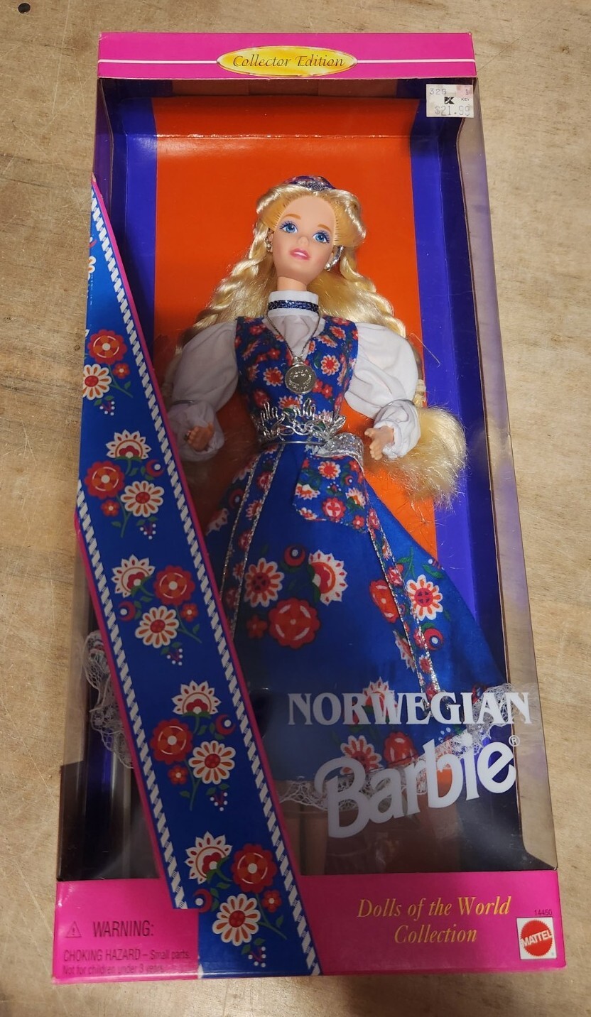 Barbie Dolls of the World Norwegian Doll Mattel Doll # 14450 | eBay