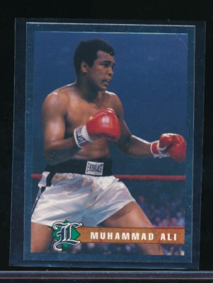 1993 Legends Silver Border #23 Muhummad Ali hand cut gradable mint or ...