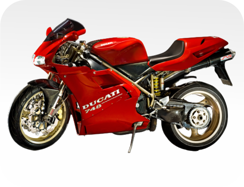 Ducati 748 Replica DECALS stickers ducati 748 Silver/gold | eBay
