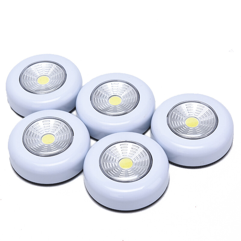 1PC COB Motion Sensor LED Night Light Closet Bedroom Touch Control Wall ...