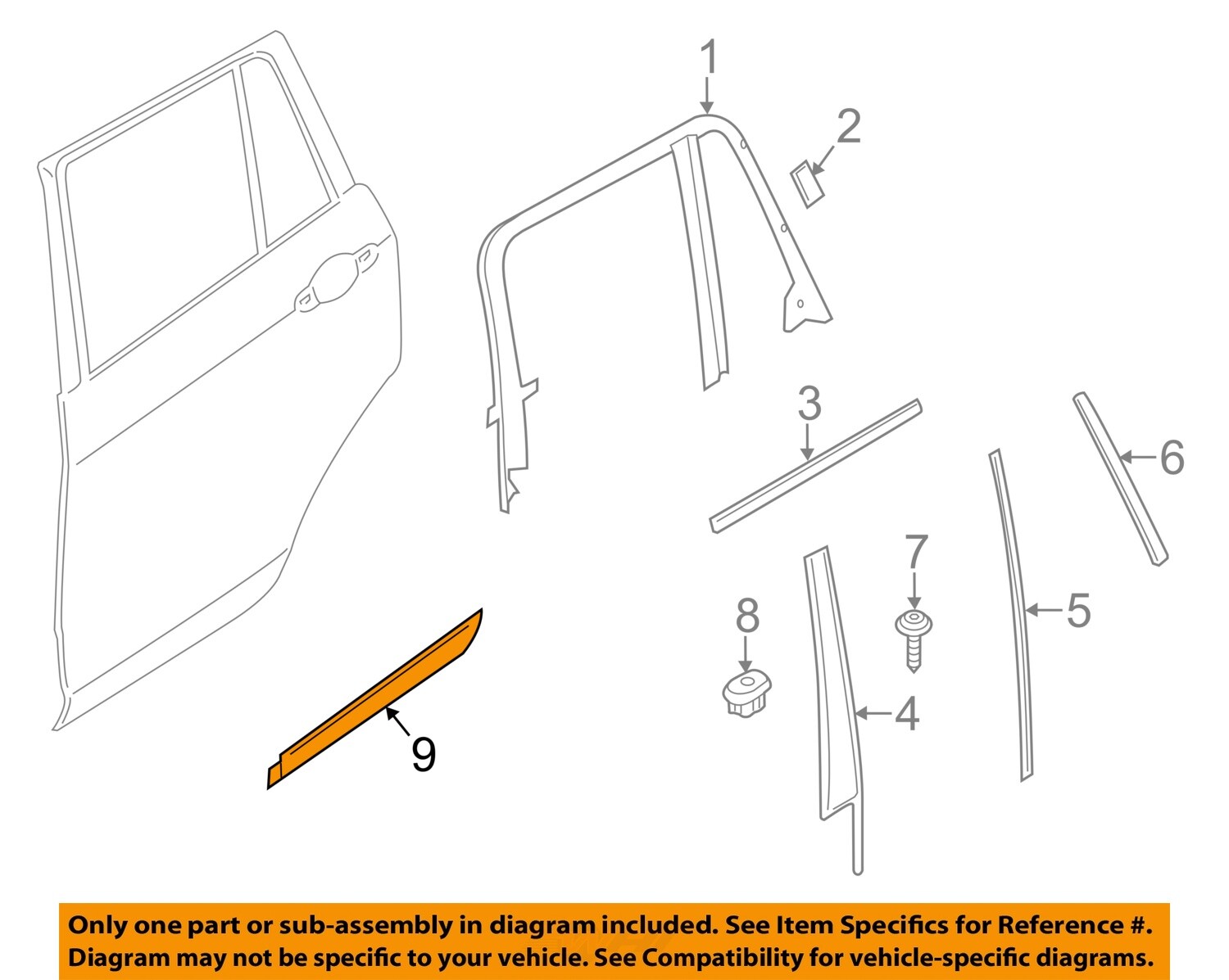 BMW+51137205781+Genuine+OEM+Lower+Molding for sale online | eBay