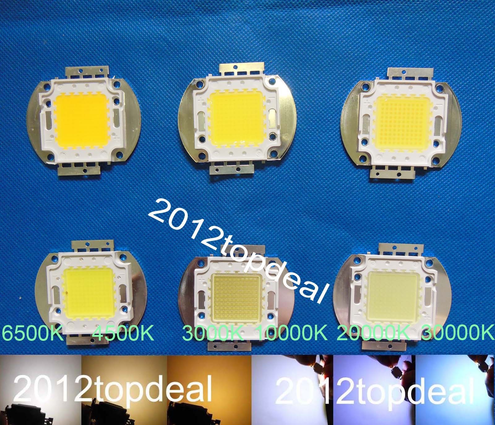 100w High Power led Cool white/Neutral/Warm White LED 3000k 10000k ...