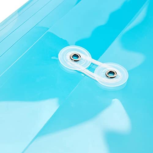 6Pcs Plastic Legal Size Envelopes File Folders w/ Button & String Tie ...