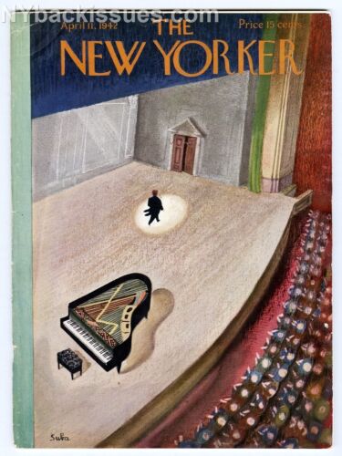 New Yorker magazine April 11 1942 James Thurber Sally Benson Addams ...