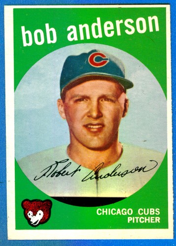 1959 Topps BOB ANDERSON (Chicago Cubs) Card # 447 (ex+) | eBay