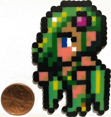Rydia Final Fantasy FFIV Mini Bead Sprite Perler Artkal Pixel Art Icon ...