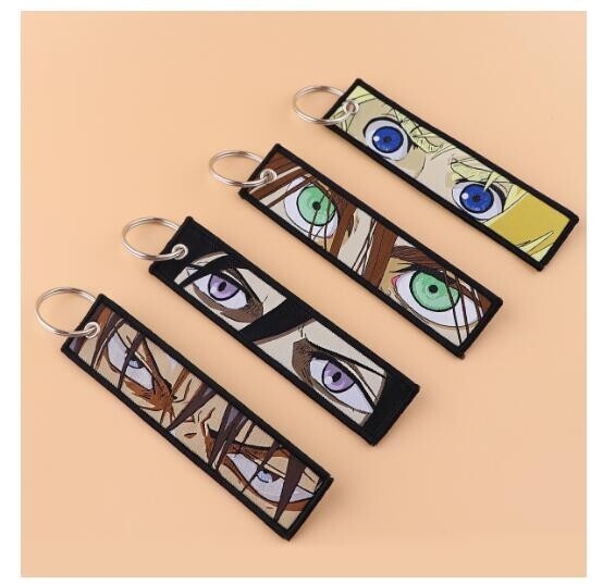 20pcs Anime mix Key Tag Keychain Keychain For Car Keys Backpack Key ...