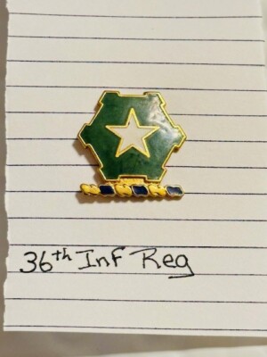 US Military pin DUI - 36th Infantry Regiment | eBay