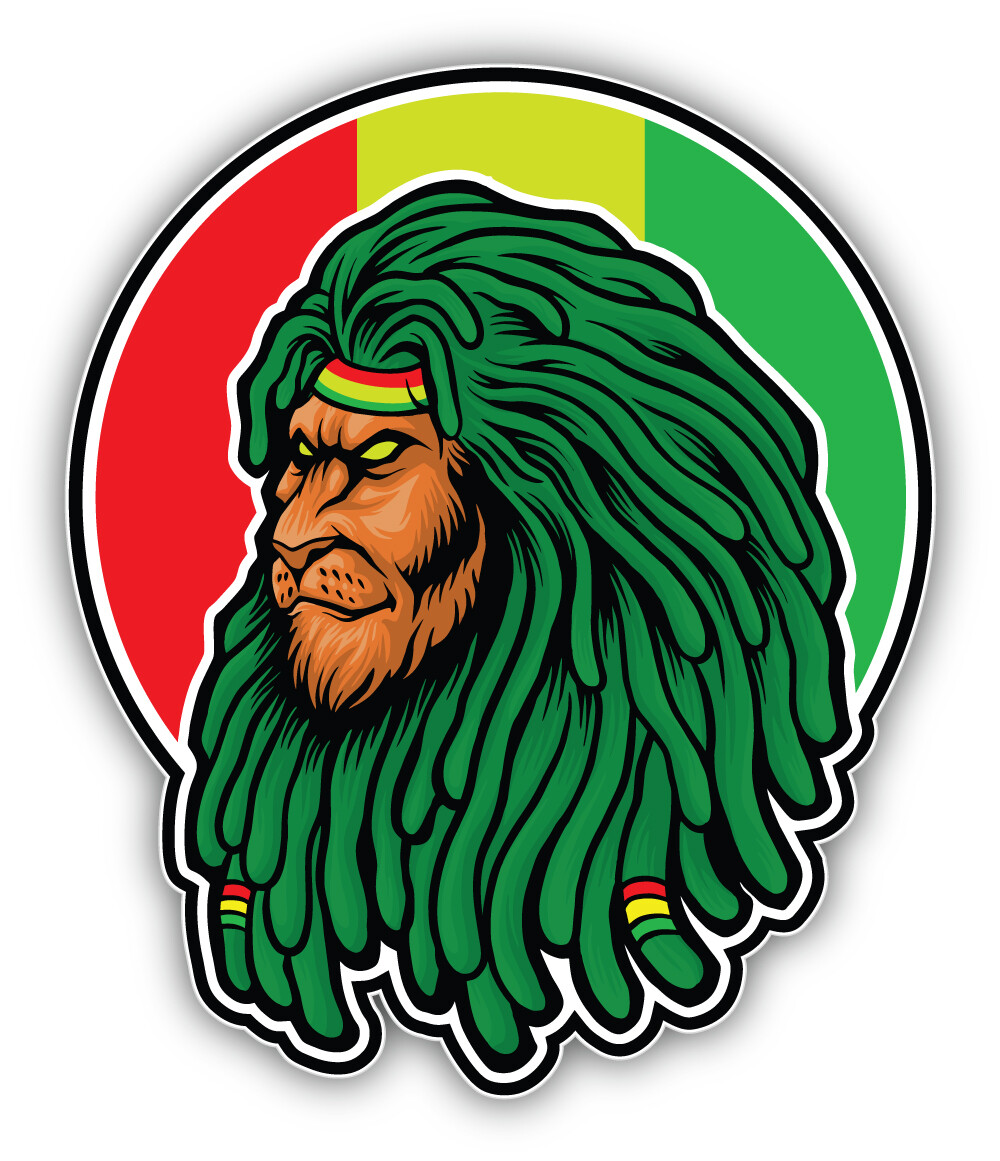 Rasta Lion Head