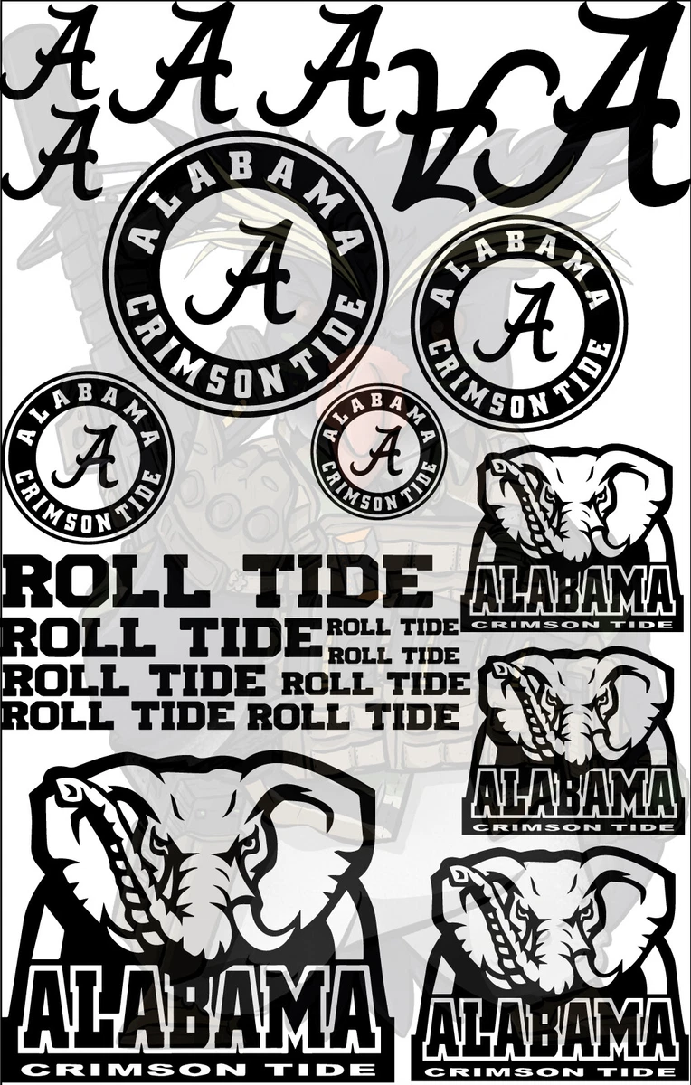 Alabama Football Logo Stencil