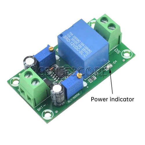 12V Battery Undervoltage Controller Protection Board Car Load Voltage ...
