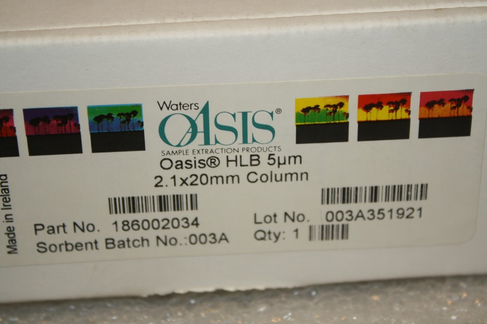 HPLC column Waters OASIS HLB 5UM 2.1x20mm PT #186002034 | eBay