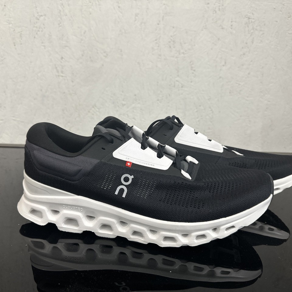 Men's ON CLOUD STRATUS 3 Sneakers Black/Frost New Size 12.5 | eBay