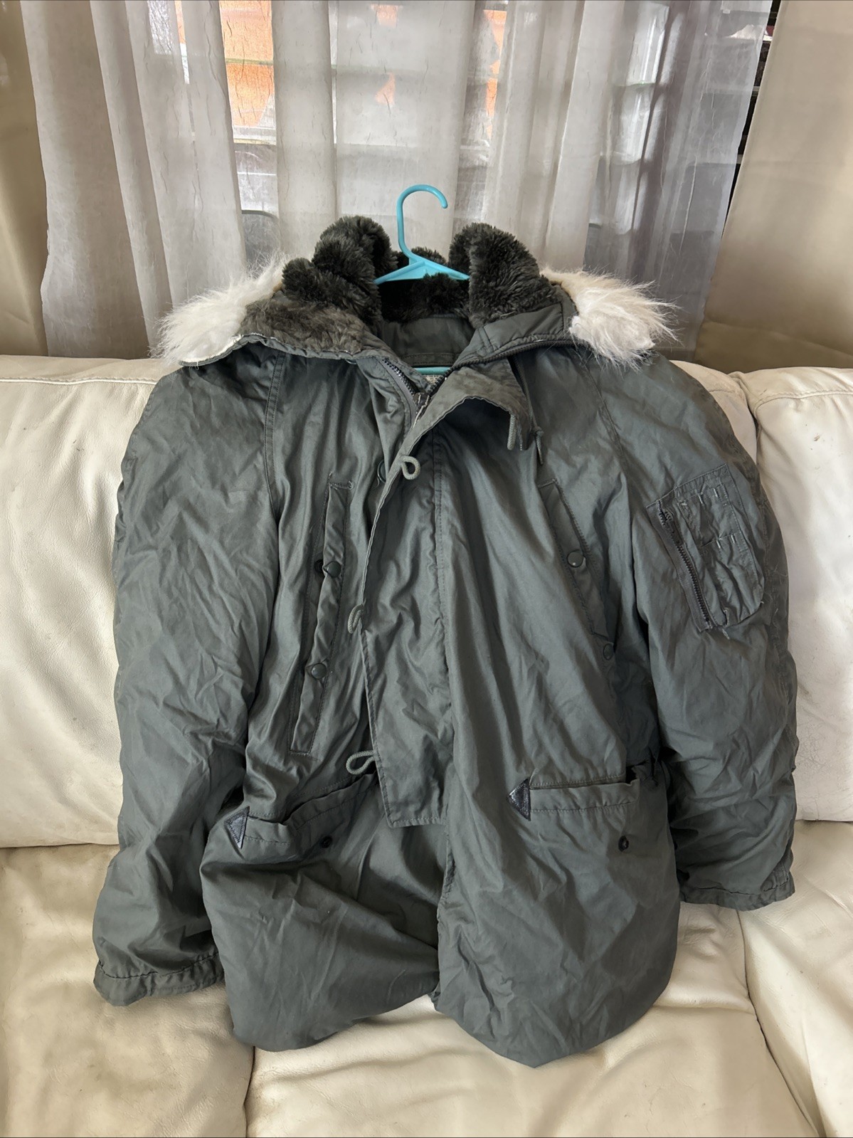 Vintage Military Extreme Cold Weather Parka Jacket Ho… - Gem