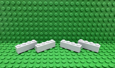 Lego 4 Light Bluish Gray 1x4 brick block NEW | eBay