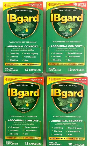 IBGARD ABDOMINAL COMFORT **LOT OF 4** 12/CAPS EXP: 05/2026 | eBay