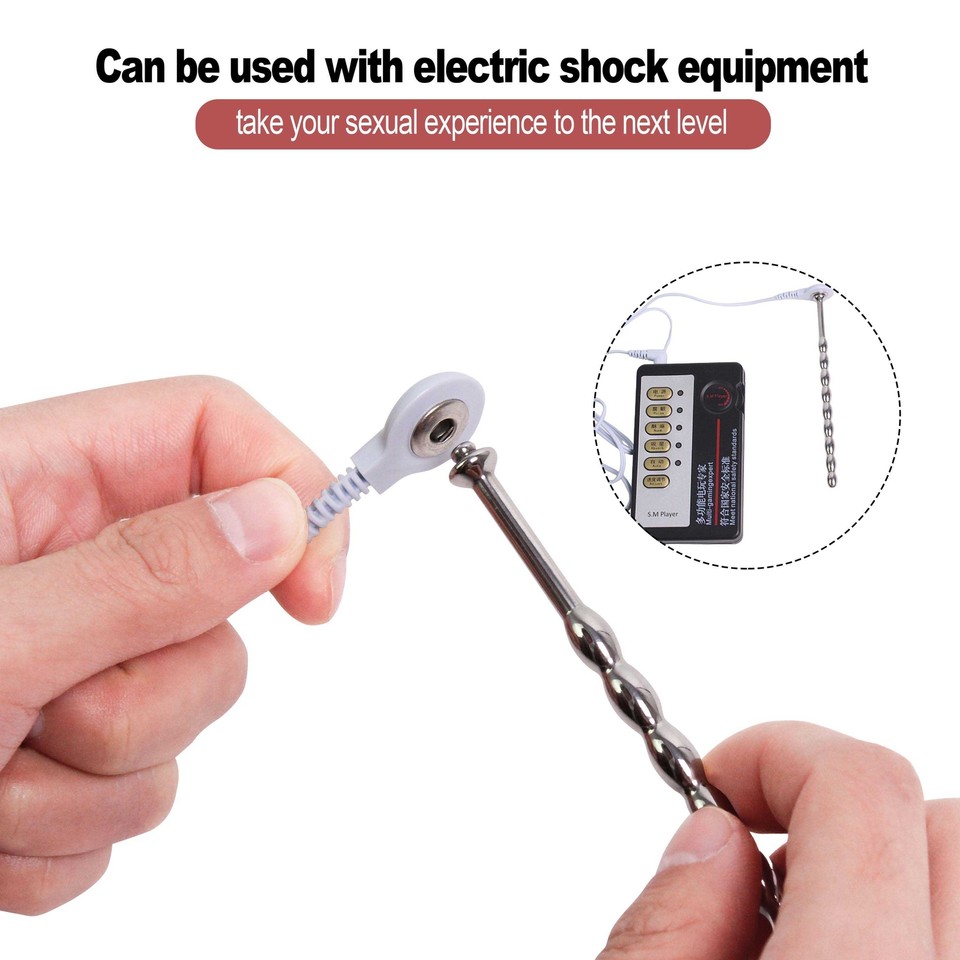 Male E-stim Stainless Steel Long Sounding Plug InsertPlug Rod Aid ...