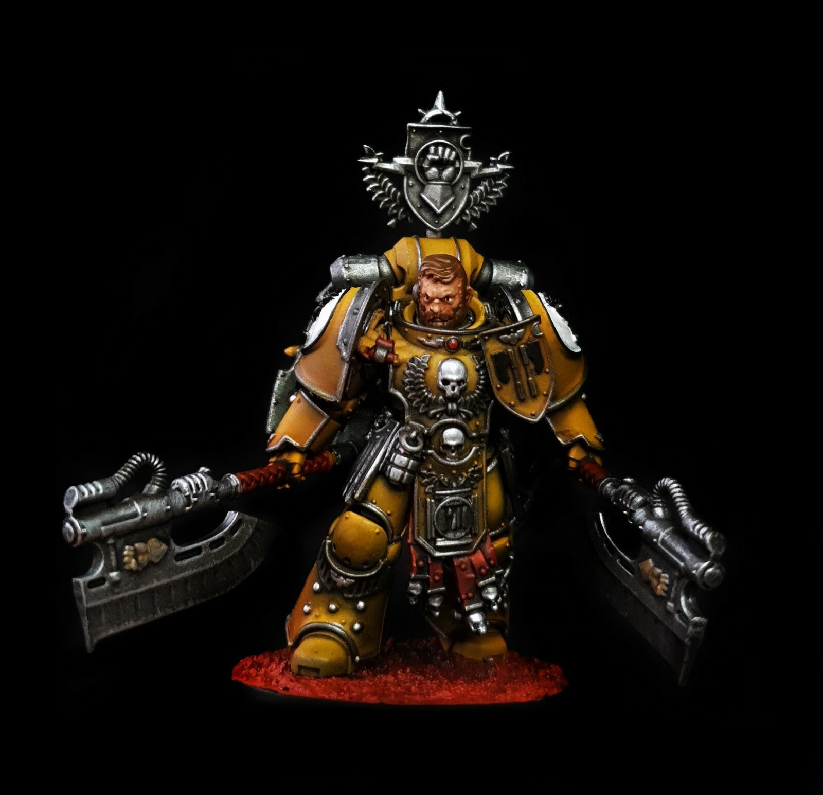 Fafnir Rann Imperial Fists Commission Superbly Painted 40K Warhammer | eBay