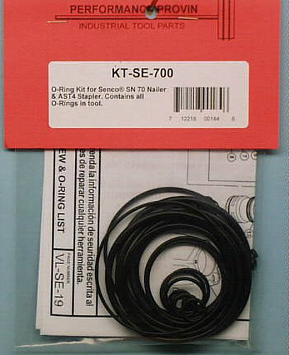 Senco SN70 & AST-4 O-Ring / Rebuild Kit - KT-SE-700 Aftermarket ...