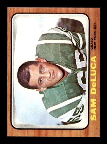 1966 Topps #91 Sam DeLuca NM/NM+ NY Jets 563319 | eBay