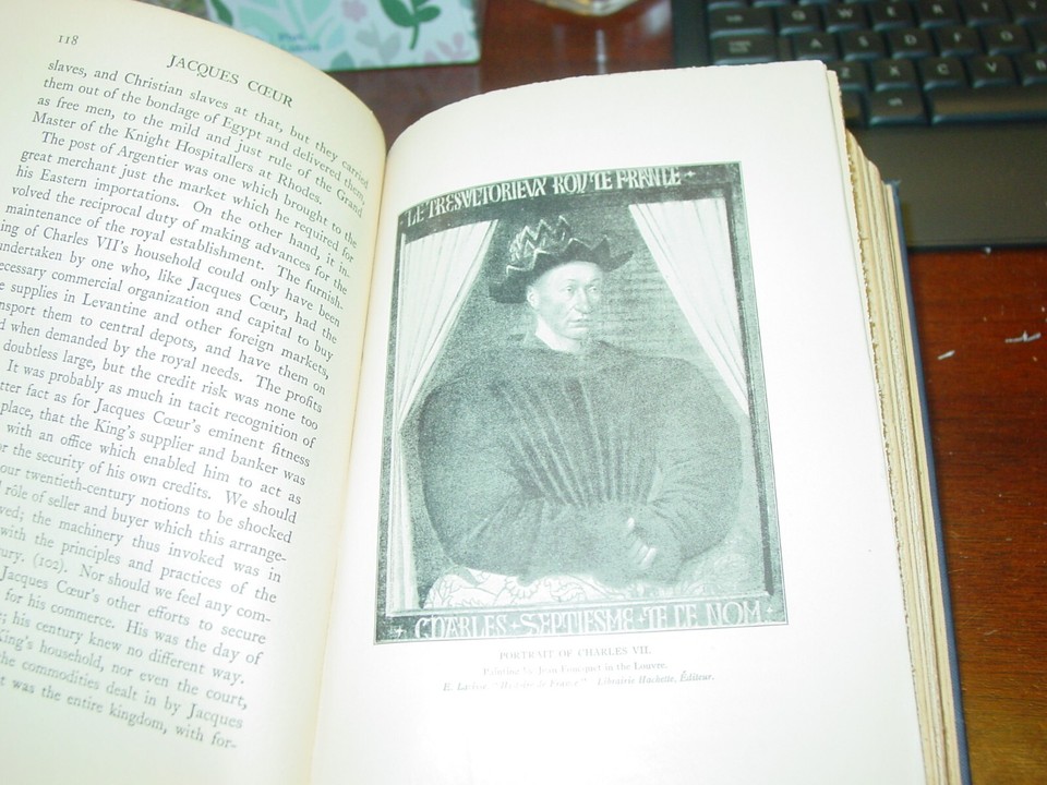 JACQUES COEUR 1927 Merchant Prince of the Middle Ages Albert Boardman ...