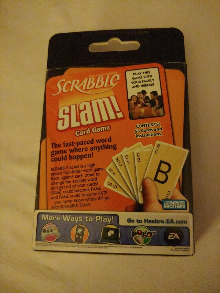 Scrabble Slam Card Game by HASBRO - Family Fun! - Complete | eBay