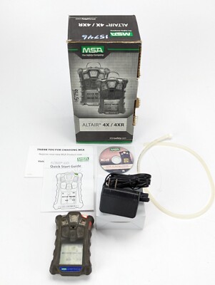 Pre-Owned MSA ALTAIR 4XR Multi Gas Detector Monitor, LEL, O2, CO, H2S ...
