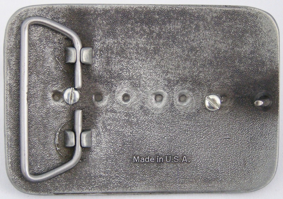 BELT BUCKLES USA Coin Kennedy Half Dollar 1/2 $ Silver Rectangle Screw ...