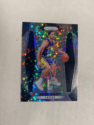 JOSH HART 2017-18 Prizm Fast Break Silver Disco SP RC #282 New York Knicks MINT! | eBay